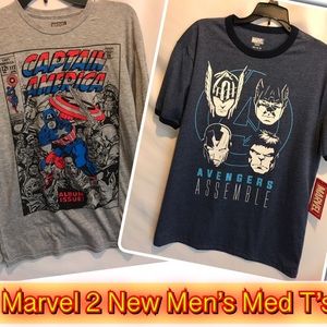 Marvel | Shirts | 2 Brand New Marvel Mens Tshirtsboth Medium | Poshmark